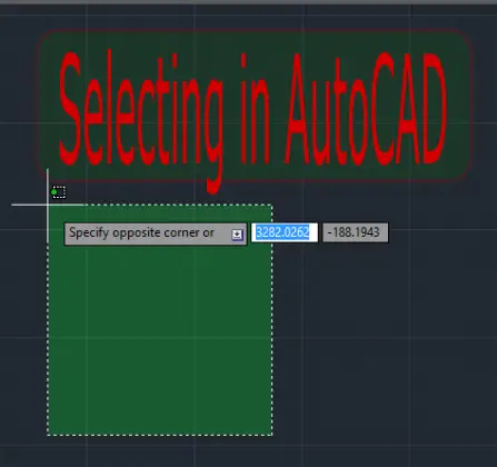 AutoCAD tutorial 08: Selecting in AutoCAD