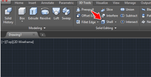 Shell in AutoCAD - Tutorial45