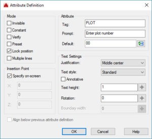 AutoCAD Tutorial: Blocks and Attribute Definitions - Tutorial45