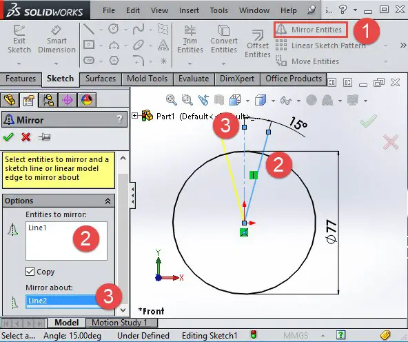 Solidworks Tutorial: Create a Simple 3D Object - Tutorial45