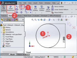 Solidworks Tutorial: Circular Pattern - Tutorial45