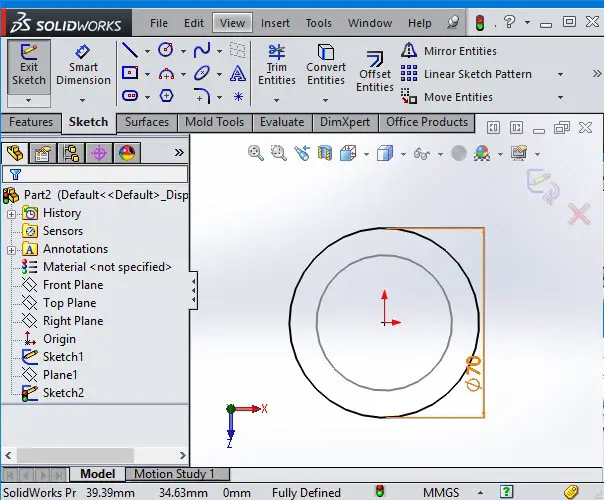 SolidWorks Tutorial: Extrude - Tutorial45