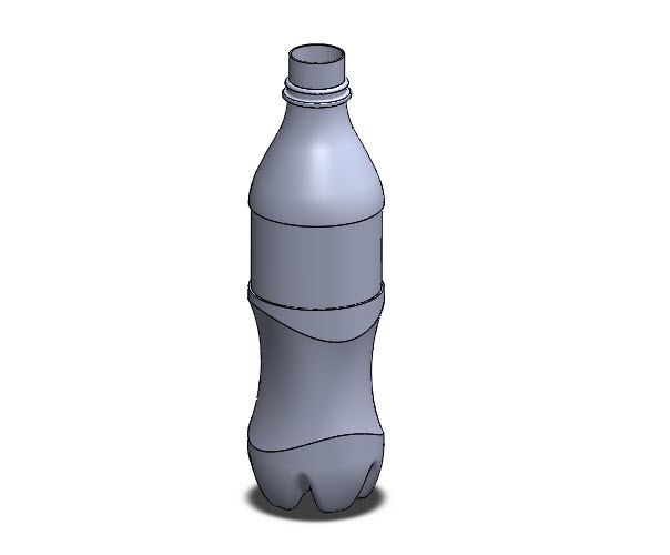 Solidworks Tutorial: How to Draw a Coke Bottle - Tutorial45