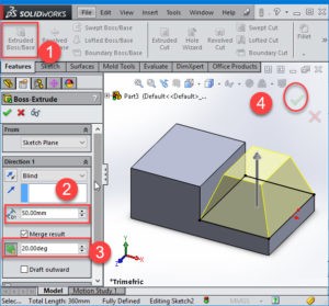 Solidworks Tutorial: Convert Entities - Tutorial45