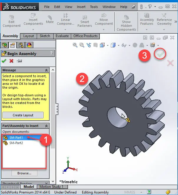 Solidworks Tutorial: Assembly - Tutorial45