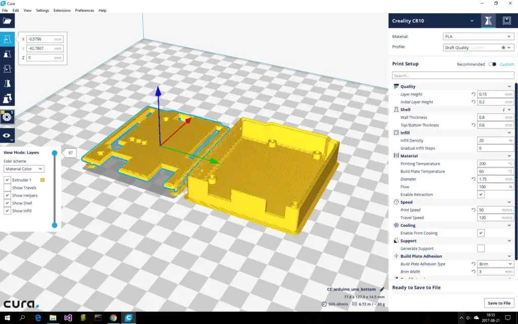 Arduino 3d Printed Case Tutorial45