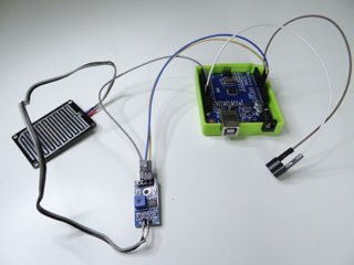 Rain Sensor Arduino Project With Buzzer - Tutorial45