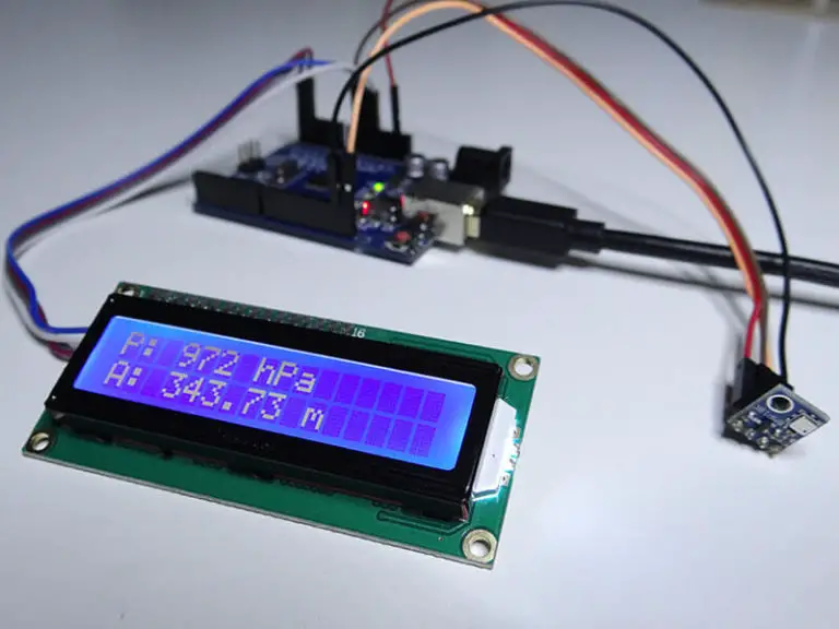 Arduino Barometer Project Using Bmp180 Tutorial45
