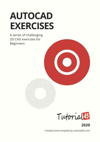 AutoCAD Exercises (free eBook) - Tutorial45